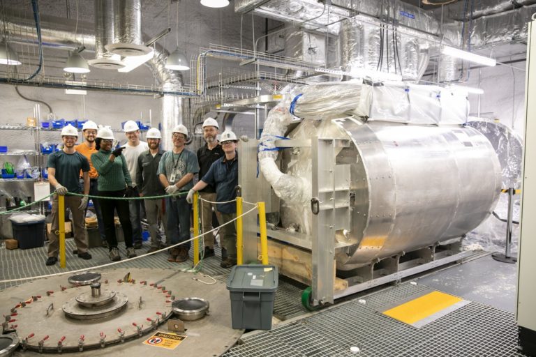 Dark Matter Experiment’s Central Component Takes a Deep Dive – News Center